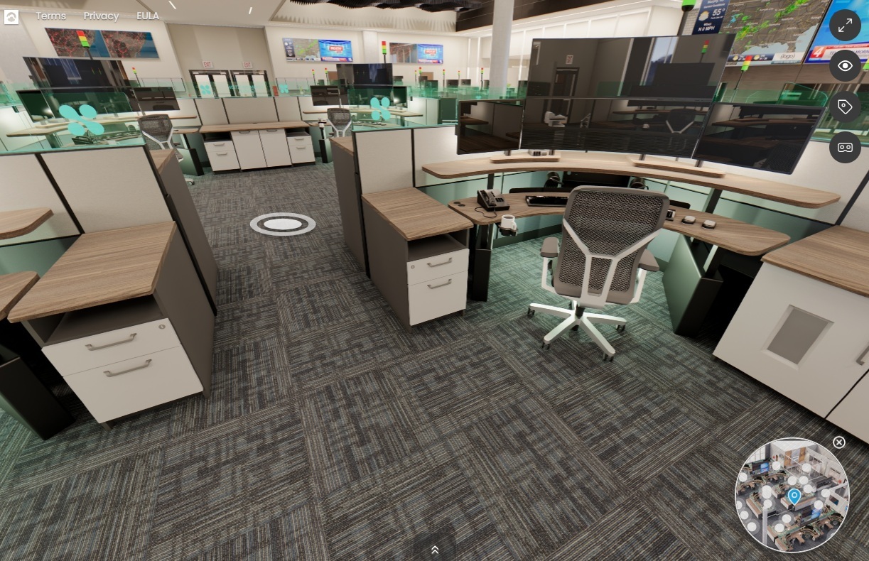 Dispatch Workstation Furniture: Custom 911 Dispatcher Desks & Console ...