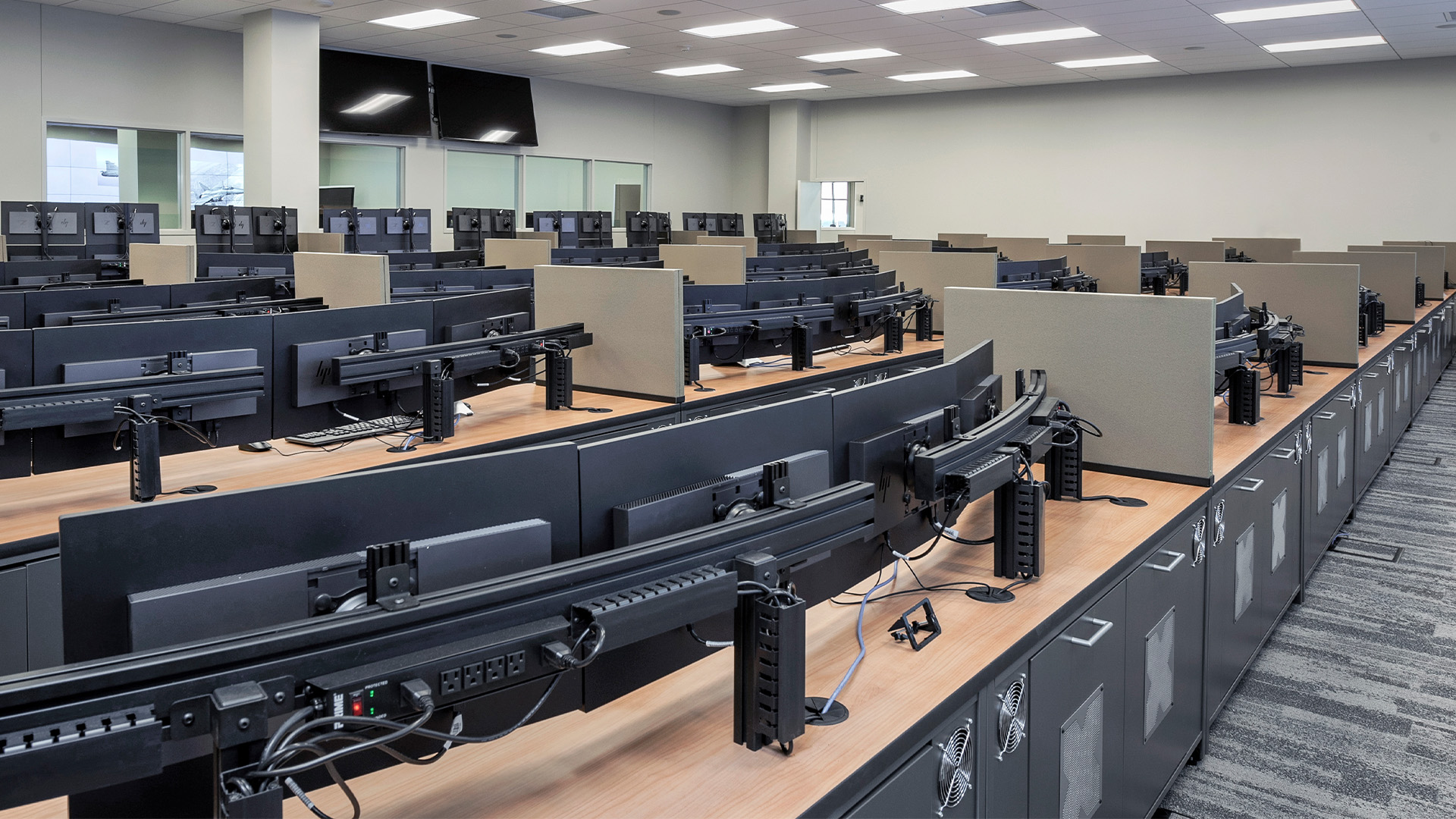 AEP Ohio Command Center Photos | Xybix Command Center Desks