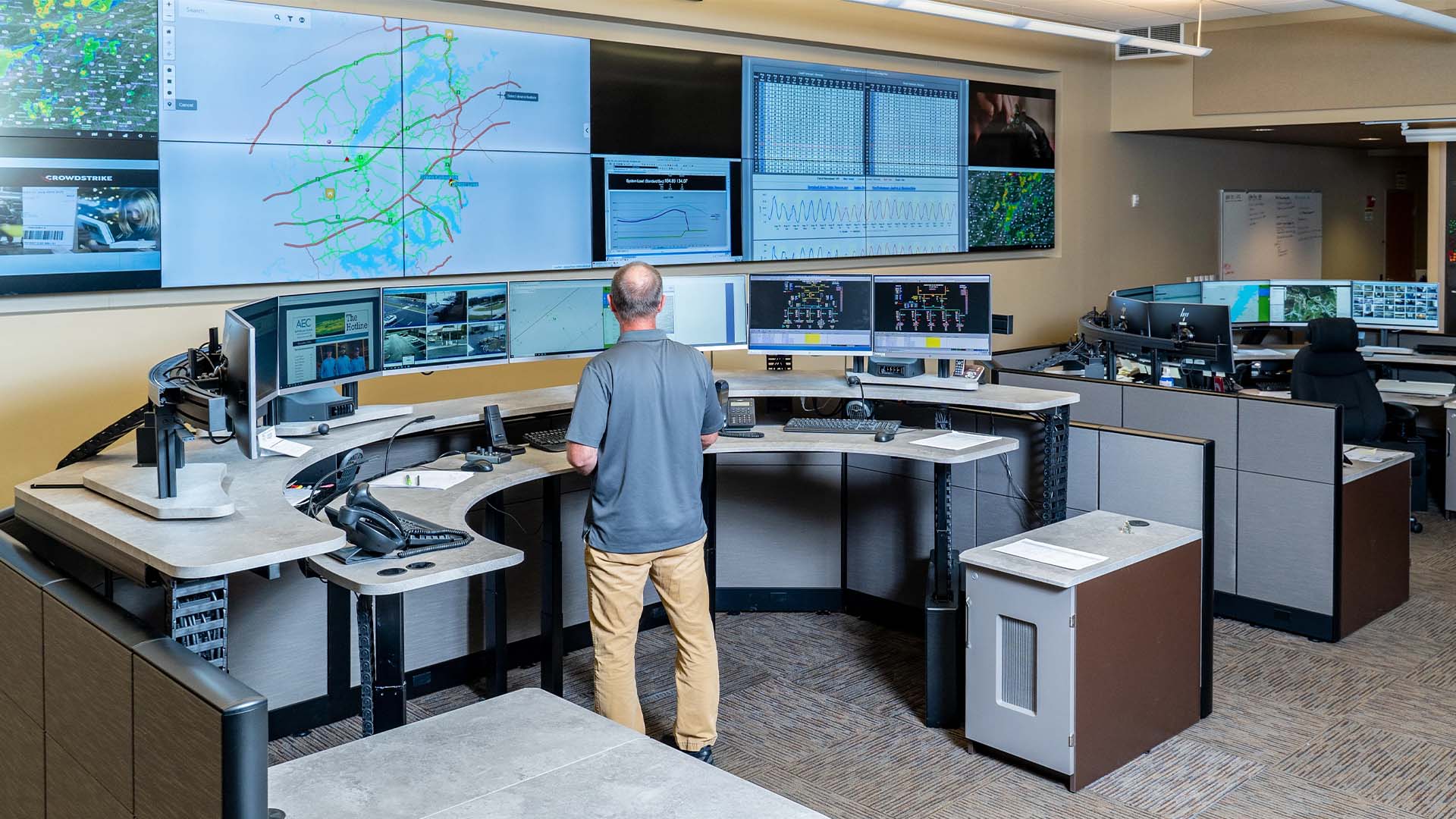Utilities Management Center Desks and Consoles | Xybix