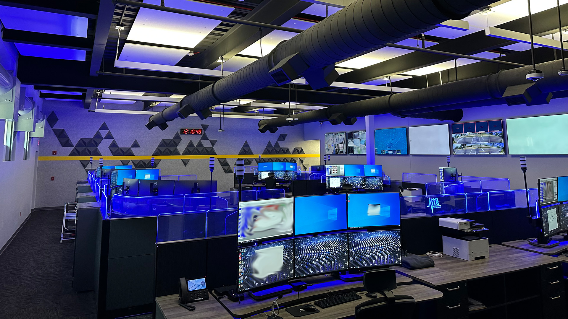 Clark County Emergency Comm. Photos | Xybix Desks for 911 Dispatch