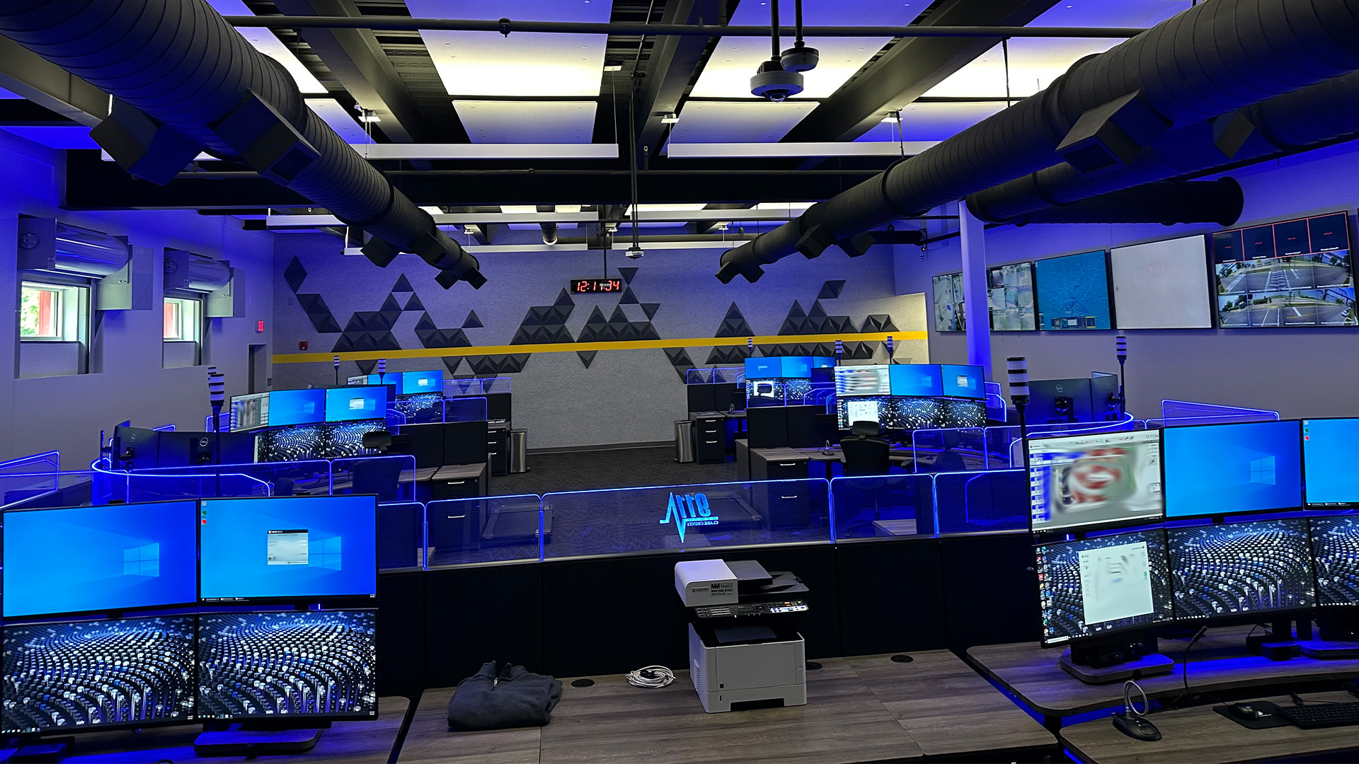 Clark County Emergency Comm. Photos | Xybix Desks for 911 Dispatch