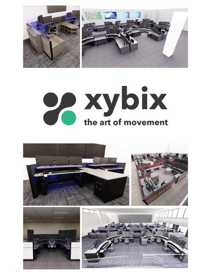 Photo Gallery: Ergonomic Desks for 911 Dispatch and Radiology | Xybix