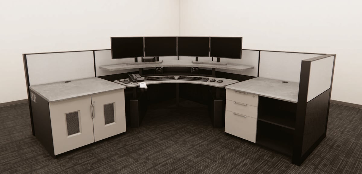 911 Dispatch, Radiology, & Command Center Desks and Consoles | Xybix
