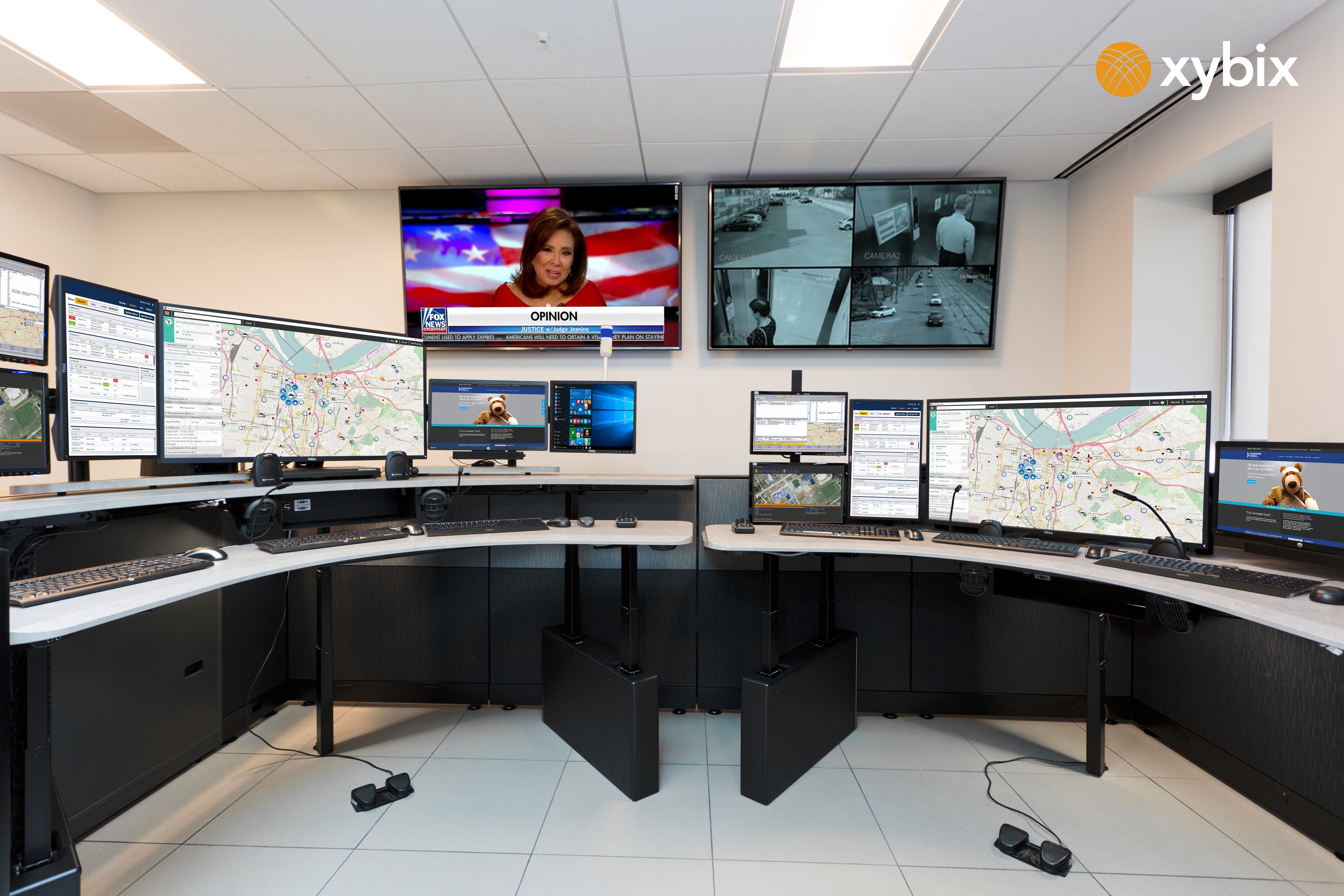 Comfort & Health: ErgoPower Dispatch Workstations | Xybix, Inc. | Xybix