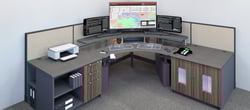 911 police dispatch consoles furniture workstations | Xybix, Inc. | Xybix