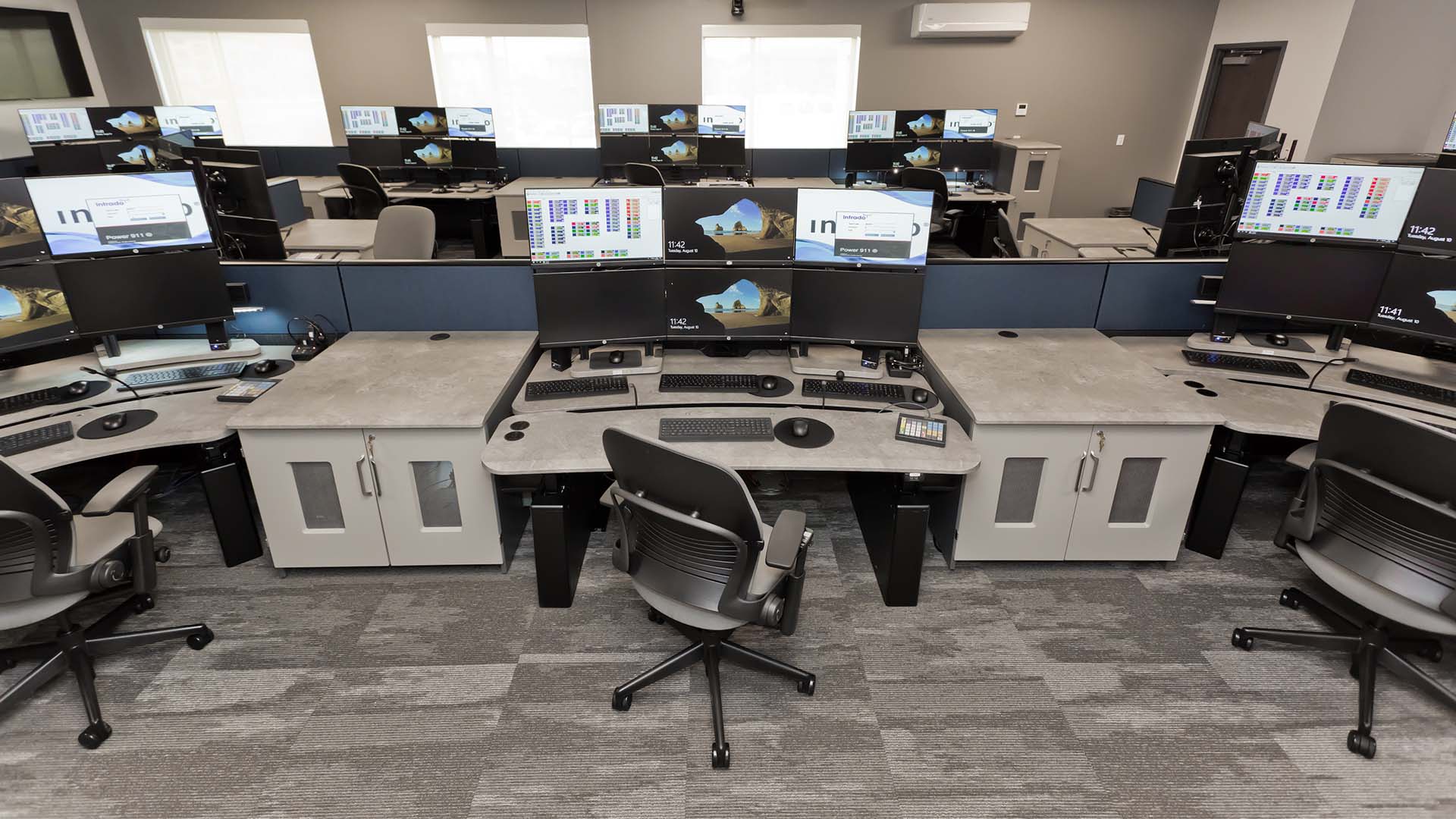 911 Dispatch Desks, Workstations, and Console Supplier | Xybix