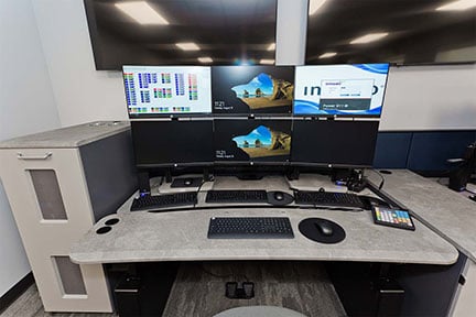 Dispatch Workstation Furniture: Custom 911 Dispatcher Desks & Console ...