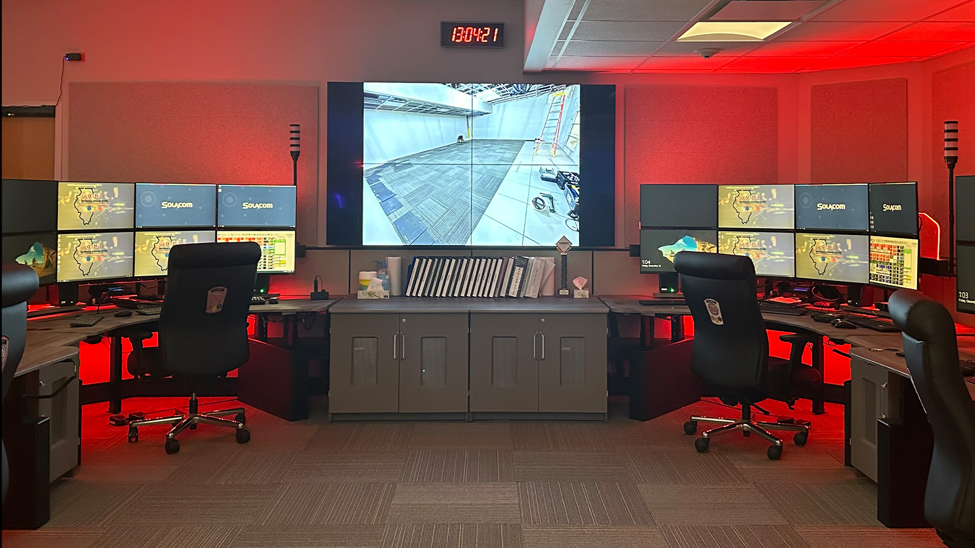 SEECOM Center Photos | Xybix Desks for 911 Dispatch