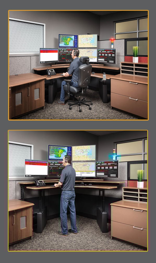 911 police dispatch consoles furniture workstations | Xybix, Inc. | Xybix