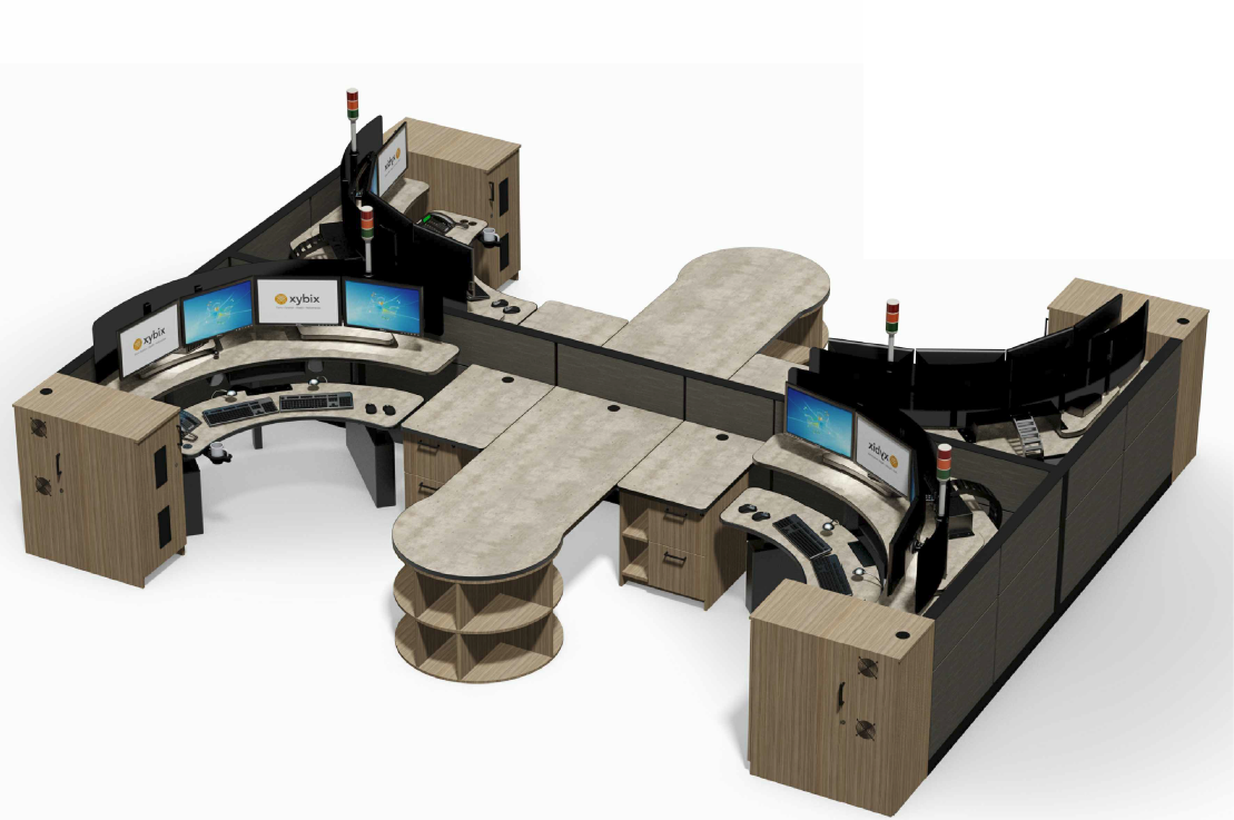 911 Dispatch Workstations | Consoles | Ergonomic Desks | Xybix