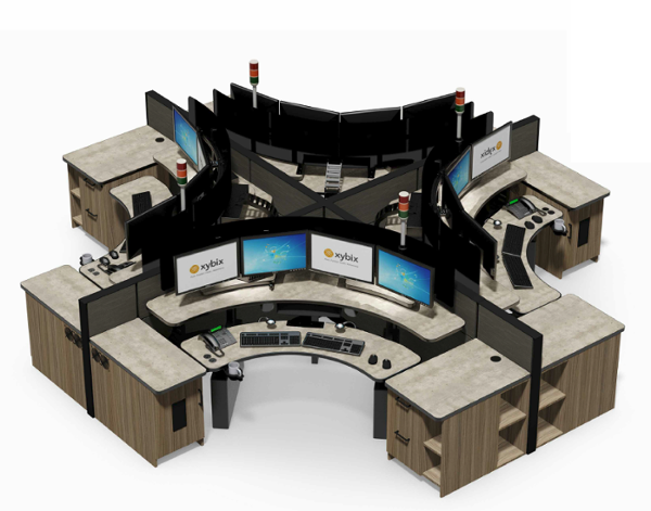 911 Dispatch Workstations | Consoles | Ergonomic Desks | Xybix