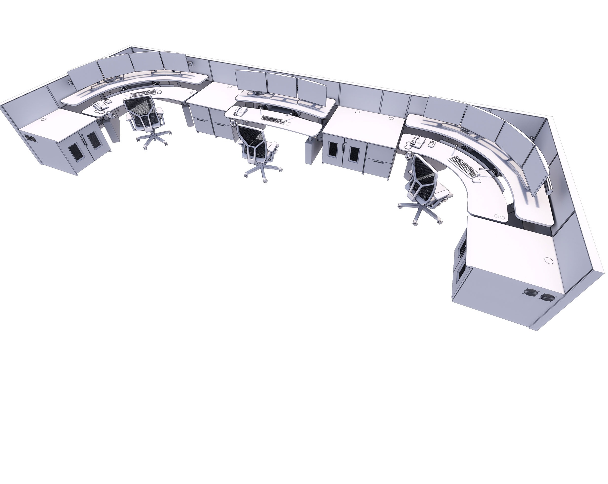 911 Dispatch Workstations | Consoles | Ergonomic Desks | Xybix